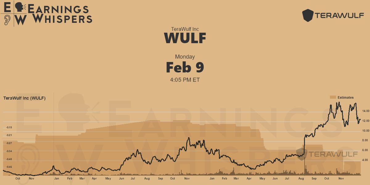 TeraWulf Inc Earnings Whispers